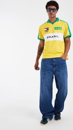 Tommy Hilfiger Coupe du Monde - Maillot de football du Br&eacute;sil - Jaune