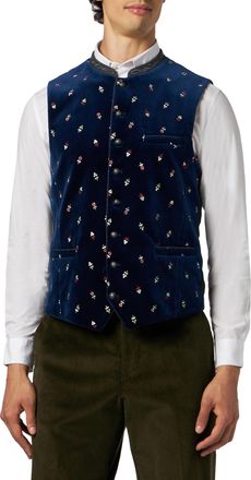 Stockerpoint Vittorio Herren Trachtenweste, indigo, 60