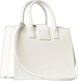 Emporio Armani Strukturierte Handtasche aus Kunstleder - - Bags - Damen - Wei&szlig; - ONE SIZE
