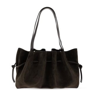 Yuzefi Femme, Sacs, Brun, Taille: ONE Size Sac bandouli&egrave;re festonn&eacute;