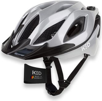 KED Cycling Spiri II Trend Allround Fahrradhelm Mit LED Licht Und Reflektor, Optimierter Bel&uuml;ftung, Insektenschutznetz Und K-FIT System | Farbe: K-Star Pure | Gr&ouml;
