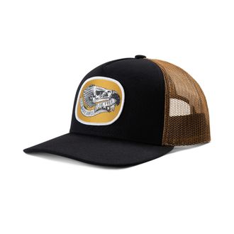Ariat Mens Ariat Work Eagle Skull Patch Cap in Black Gold