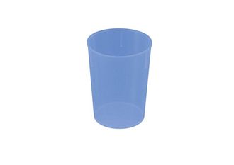 WACA 2521 Schnabelbecher Trinkbecher 250 ml (ohne Deckel) Dm 70 mm, Farbe:blau transluzent
