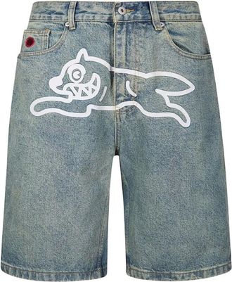 Icecream Icecream, Homme, Shorts, Bleu, Taille: W32 Running Dog Denim Shorts