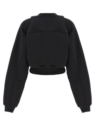 Off-white Womens Bicolor Cotton Sweatshirt Clothing