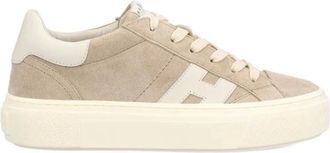 Hogan Femme, Chaussures, Beige, Taille: 38 EU H705 Allacciato H