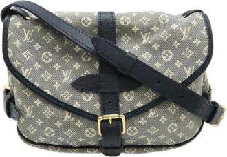 Louis Vuitton Sac bandouli&egrave;re Saumur PM Monogram Idylle Pre-owned - Femme - Pre-owned - Bleu - Taille: ONE Size