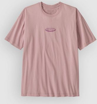 Patagonia 95 Oval Logo Oversized T-Shirt quiet violet