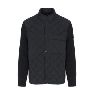 Stone Island Ghost Quilted Jacket - - Jackets - Herren - Schwarzk - L