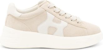 Hogan Low-Top Sneaker - Beige Leather Sneakers - Gr. 39 (EU) - in Beige - f&uuml;r Damen