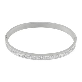Dansk Copenhagen Silbernes CZ-Armband mit Steinen - - Accessories - Damen - Grau - ONE SIZE