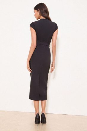Lipsy Midikleid Lipsy Tailored Fit Midikleid mit Fl&uuml;gel&auml;rmeln (1-tlg)