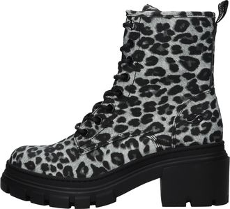 Dockers by Gerli Damen Schuhe Boots Schn&uuml;rboots Schn&uuml;rstiefeletten, Farbe:Mehrfarbig, Schuhgr&ouml;&szlig;e:EUR 39, Artikel:-800120 schwarz/grau/Black/Grey