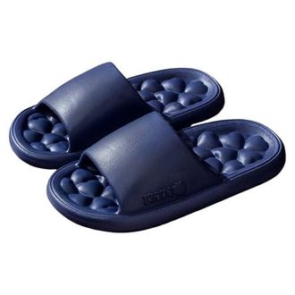 Generic cfpqv Pantoufles de bain antid&eacute;rapantes pour femme et homme - Chaussures de bain douces - Plates et confortables - Respirantes - Pour la maison, la pl