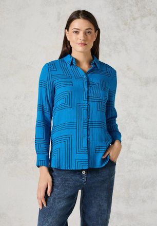 Cecil Langarmbluse mit Knopfleiste