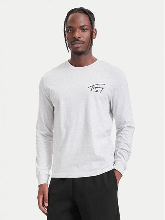Tommy Jeans Longsleeve DM0DM23546 Hellgrau Slim Fit