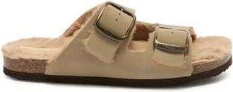 Scholl Jackie 2 Straps, Chaussons Femme 41 EU, beige, 41 EU