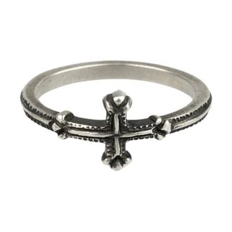 Werkstatt M&uuml;nchen unisex, Accessoires, Gris, Taille: M Ring Symbol Cross