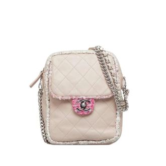 Chanel Sac bandouli&egrave;re vintage doccasion - Femme - Pre-owned - Beige - Taille: ONE Size