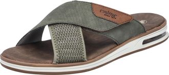 Rieker Herren 29083 Pantolette, grün 52, 44 EU