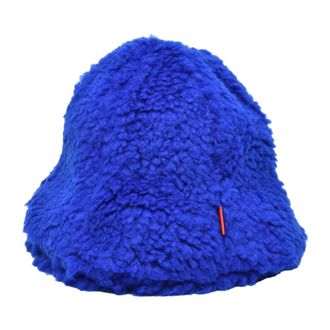Sunnei Pl&uuml;schm&uuml;tze 100% Polyester - - Accessories - Herren - Blau - ONE SIZE