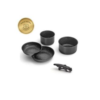 Gam'hotel Gamhotel - Kochgeschirr 5-teiliges Aluminum Kochset mit abnehmbarer Antihaftbeschichtung f&uuml;r Induktion