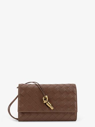 Bottega Veneta Andiamo leather shoulder bag with Intrecciato motif - BOTTEGA VENETA - gender_Woman