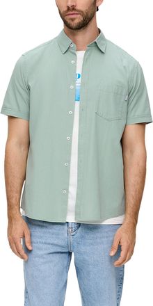 s.Oliver Baumwollhemd mit Musterstruktur