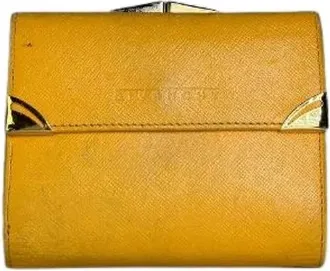 Givenchy Portefeuille compact pr&eacute;-propri&eacute;t&eacute; - Femme - Pre-owned - Jaune - Taille: ONE Size