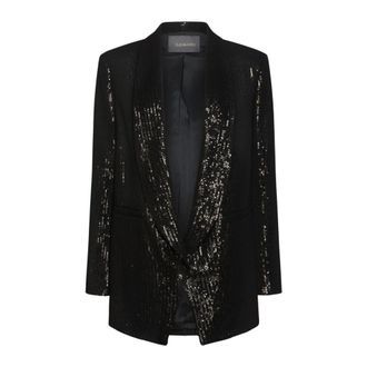 Elena Miro Q011P0 Blazer - - Jackets - Damen - Schwarzk - 2XL