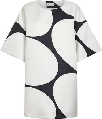 Dries Van Noten Femme, Robes, Noir, Taille: 42 FR Mini-robe Imprim&eacute;e