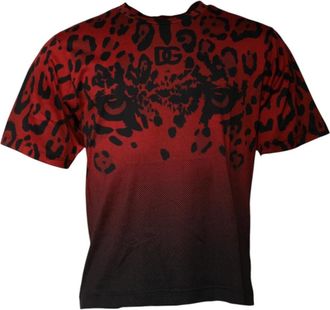 Dolce & Gabbana Femme, Tops, Multicolore, Taille: 42 FR T-shirt &agrave; Manches Courtes et Col Rond