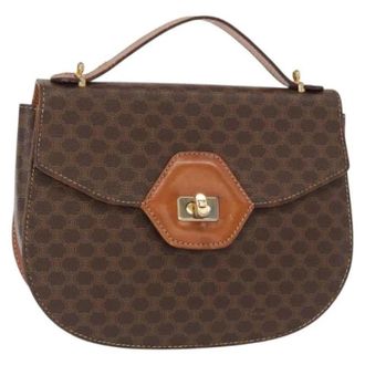Celine Sac &agrave; main vintage en plastique Pre-owned - Femme - Pre-owned - Brun - Taille: ONE Size