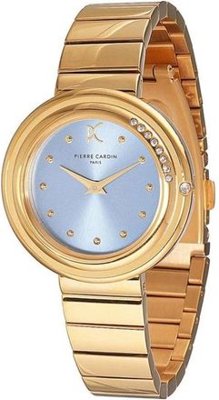Pierre Cardin Femme, Accessoires, Jaune, Taille: ONE Size Montre de ville de luxe en acier inoxydable