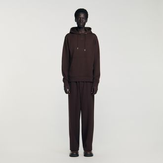 Sandro Sweatshirt &agrave; capuche logo