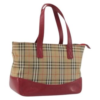 Burberry Sac &agrave; main vintage doccasion - Femme - Pre-owned - Beige - Taille: ONE Size