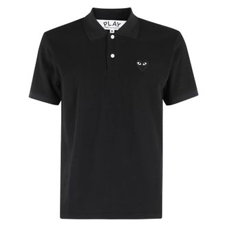 Comme Des Gar&ccedil;ons Black Heart Polo - - Tops - Herren - Schwarzk - L