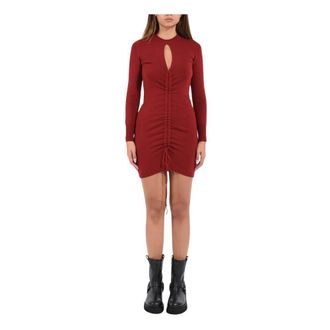 Akep Strickkleid - - Dresses - Damen - Rot - M