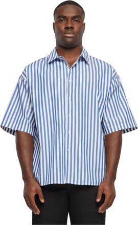 Urban Classics Herren Hemd Striped Short Sleeve Summer Shirt, Kurzarm Hemd für Männer, gestreift, Größen S - 5XL