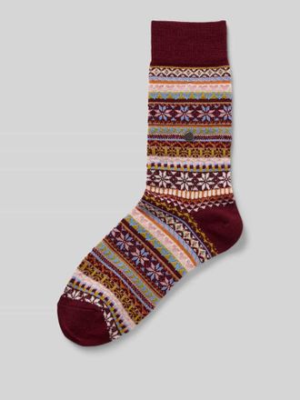 Burlington Wollsocken aus Schurwoll-Mix mit Logo-Applikation Modell Isle