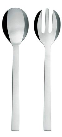 Alessi Santiago Salatbesteck, Edelstahl, 8 x 29.5 x 5 cm