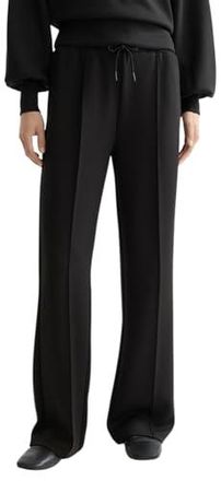 Scotch & Soda Modal Pin Tuck Sweatpants, Black, M aux Femmes
