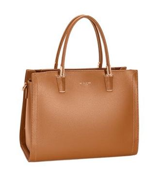 David Jones Paris - Sac Cabas Port&eacute; main Femme Ville - Sac &agrave; main Similicuir Taille Grande - 3 Compartiments - Chic El&eacute;gant Pratique (Pumpkin Spice)
