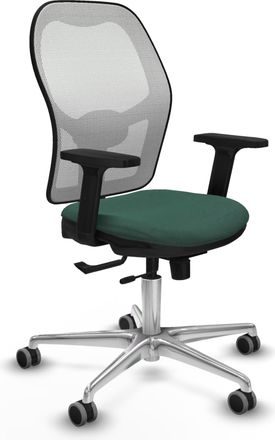 Piqueras y Crespo Jorquera Schreibtischstuhl mit 2D-Armlehnen, h&ouml;henverstellbare Lendenwirbelst&uuml;tze, ausgestattet mit Syncro/Traslack und injiziertem Schaumstoff, mit R