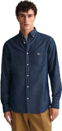 GANT Herren REG BD Hemd, Dark Indigo, XXXXXL