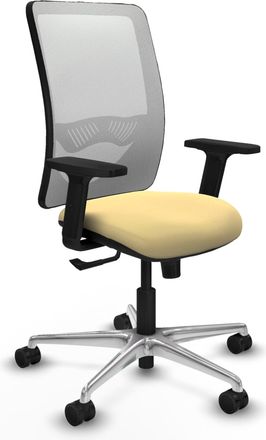 Piqueras y Crespo Schreibtischstuhl Zulema mit 2D-Armlehnen, h&ouml;henverstellbare Lendenwirbelst&uuml;tze, ausgestattet mit 3 Positionen und Schneidschaum, mit Rollen von 65 mm