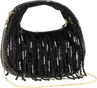Miu Miu Satin Top Handle Bag - Black
