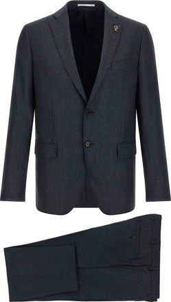 Pal Zileri Knielanges Kleid - Grau