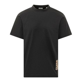 Burberry Seth Cash Lbl T-Shirt - - Tops - Herren - Schwarzk - XL
