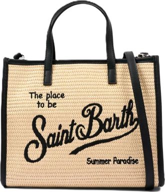 MC2 Saint Barth Femme, Sacs, Beige, Taille: ONE Size Vivian Mid Hand Bag